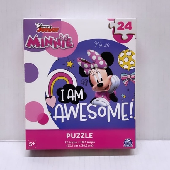 Disney | Toys | Disney Minnie Mouse I Am Awesome 24 Pc Puzzle | Poshmark